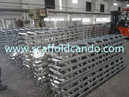 High quality scaffolding steel galvanized ladder 550*2370mm, 850*2691mm 8 steps ladder 9 steps ladder in construction