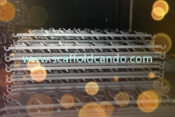 Good quality low price scaffolding galvanized steel ladder 9 steps 450*2677mm stair case in scaffolding construction
