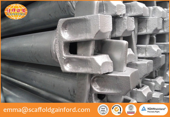 Hot dipped galvanized ring lock scaffolding ledger for ring lock scaffolding system 600mm to 2400mm long