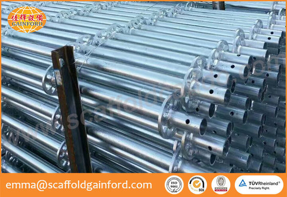 Indonesia project use scaffolding construction ring lock standard vertical for ring lock scaffold system