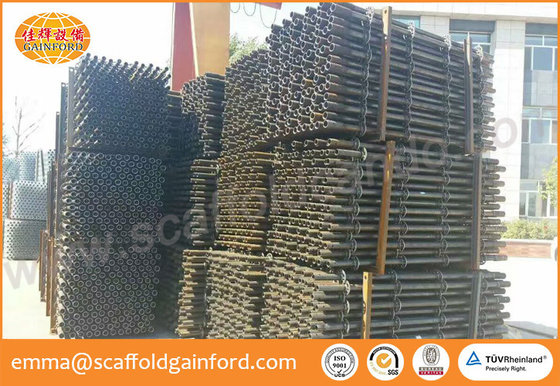 Indonesia project use scaffolding construction ring lock standard vertical for ring lock scaffold system