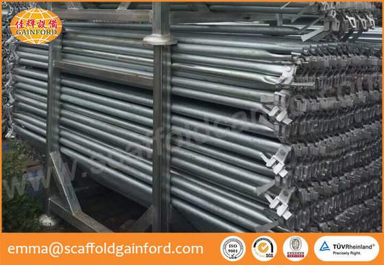 Scaffolding ring lock vertical diagonal to reinforce the loading capacity for ring lock scaffolding system