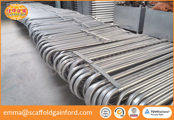 0.5M height Q235 galvanized  ring lock handrail for star case and ladders for South east market projects