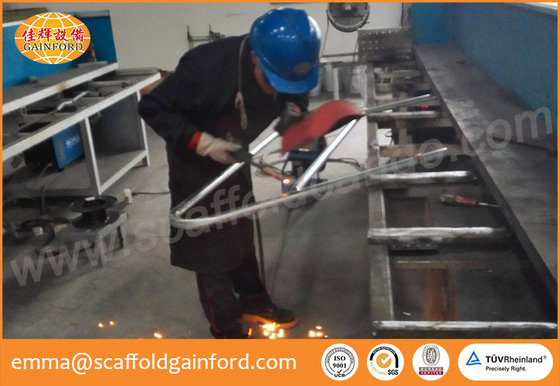 0.5M height Q235 galvanized  ring lock handrail for star case and ladders for South east market projects