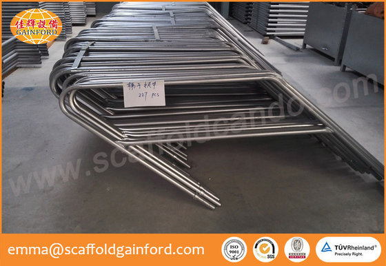 7.05KG ring lock handrail to protect workers' safety for Indonesia scaffolding project made by Guangdong factory