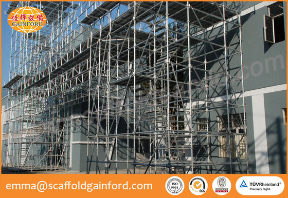 7.05KG ring lock handrail to protect workers' safety for Indonesia scaffolding project made by Guangdong factory