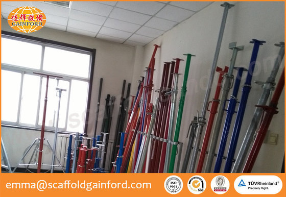 Painted 2.2m - 4.0m adjustable heavy duty steel shoring prop for Middle east aluminium formwork project