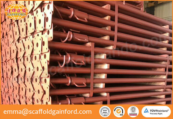 High loading capacity Q235 painted scaffold steel prop with 3.0-5.0M for Middle east project