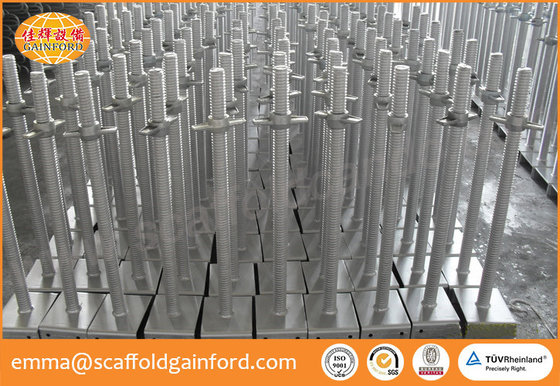 Hot dip galvanized painted Q235 adjustable 600mm  U head jack for supporting beam for Singapore project