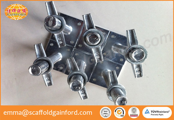 Scaffolding adjustable screw base jack Q235 hollow base jack with 600mm, 780mm length for ring lock