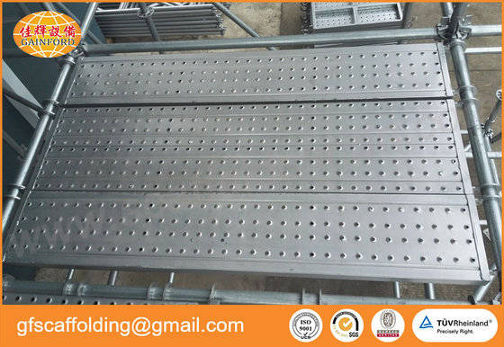 Scaffolding galvanized catwalk with 1500MM length for Indonesia ring lock scaffolding projects