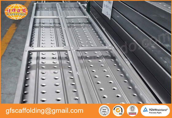 Ring lock scaffolding system use Q235 Galvanized steel catwalks with 900mm 1200mm 1800mm length