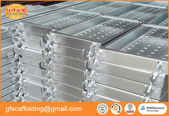Pre galvanized scaffolding catwalks for ring lock system and frame system 1800mm 1829mm for projects