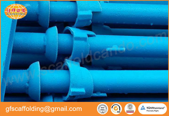 Q235 painted cup lock scaffolding standard vertical with 3000mm for Middle east cup lock system project