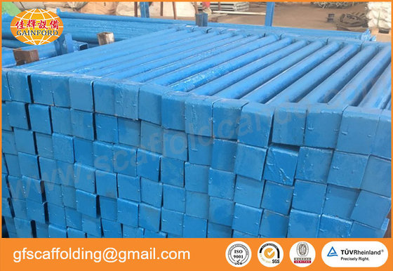 1.5M blue painted Q235 cup lock intermediate transom for cup lock scaffolding system project in Saudi Arabia
