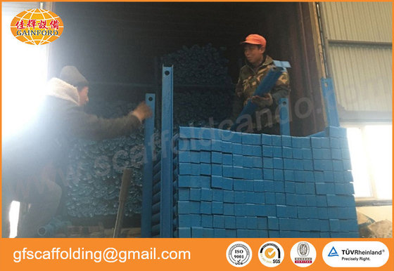 Painted 1.8M cup lock transom beam for cup lock scaffolding system in Qatar Dam building project