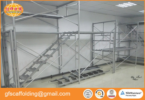 Q235 galvanized scaffolding frame scaffolding ladder frame H frame for civil construction building