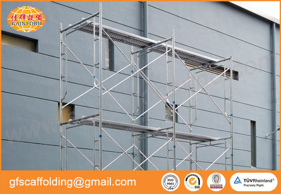 Q235 galvanized scaffolding frame scaffolding ladder frame H frame for civil construction building