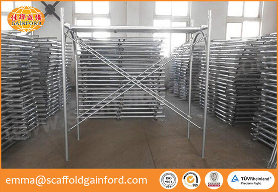 Q235 galvanized scaffolding frame scaffolding ladder frame H frame for civil construction building