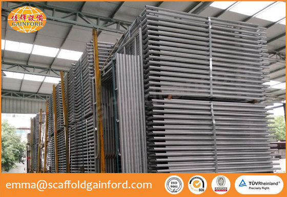 Colorful painted walk through frame main frame 1219*1524mm with high bearing capacity for high building
