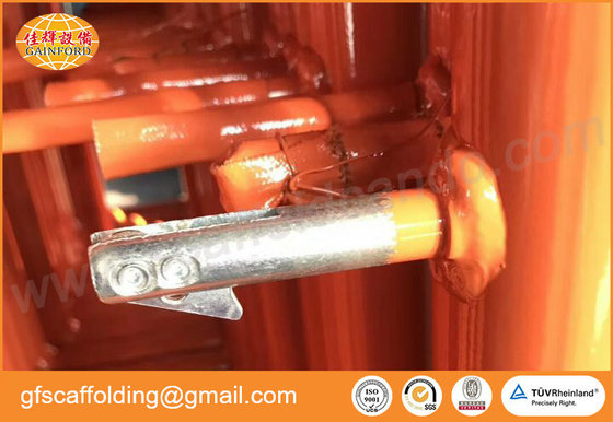 Scaffolding Q235 painted main frame ladder frame for frame scaffolding system 1219*1700mm