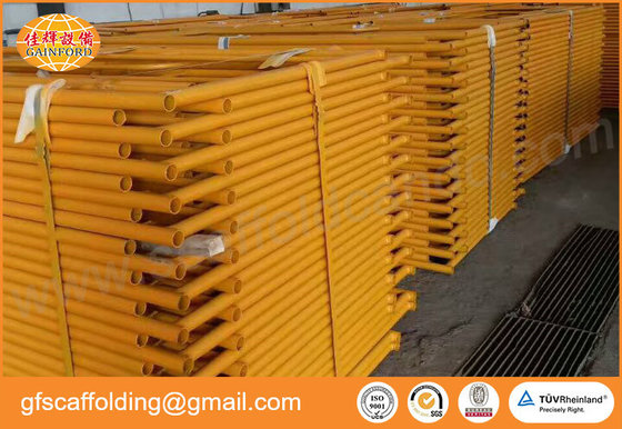 Scaffolding Q235 painted main frame ladder frame for frame scaffolding system 1219*1700mm
