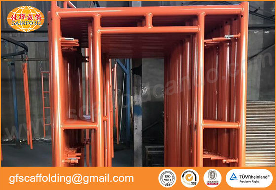 Scaffolding Q235 painted main frame ladder frame for frame scaffolding system 1219*1700mm