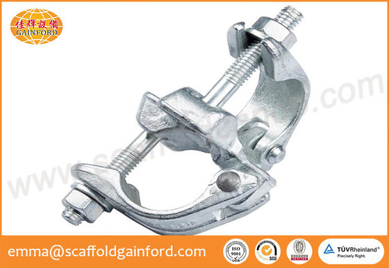 BS 1139 galvanized drop forged double coupler fixed clamp for 48.3mm tube in scaffolding projects