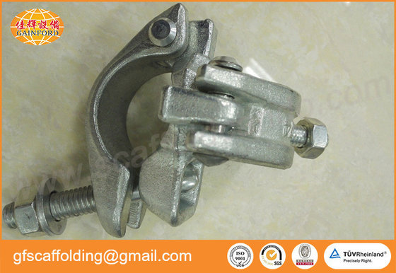 BS 1139 galvanized drop forged double coupler fixed clamp for 48.3mm tube in scaffolding projects