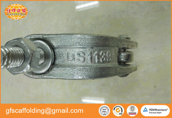Scaffolding Class A drop forged swivel coupler rotated clamp 48.3MM for Middle east oil and gas project