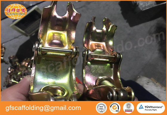 JIS swivel coupler for 48.6mm scaffold tube Q235 electro galvanized finish