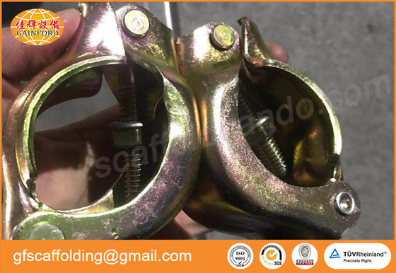 48.6mm scaffolding JIS swivel coupler 0.65KG for 48.6mm tubes in Vietnam gas engineering project