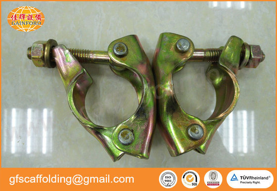 British pressed Q235 swivel coupler rotation clamp with 48.3mm size for pipe and coupler scaffolding system