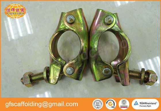 British pressed Q235 swivel coupler rotation clamp with 48.3mm size for pipe and coupler scaffolding system