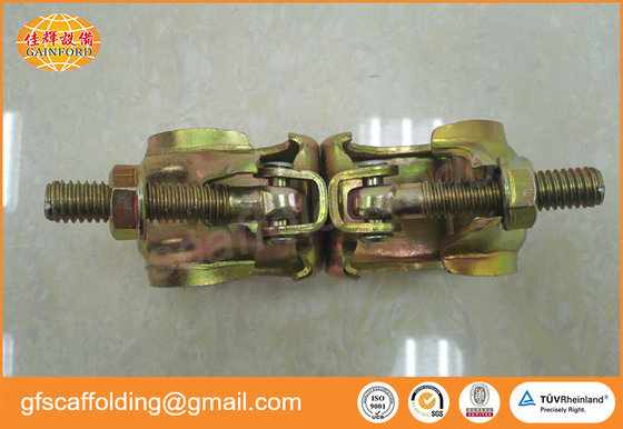 Korean 0.60kg galvanized scaffolding 48.6mm swivel coupler rolling clamp for Indonesia project