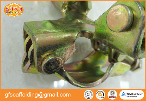 Scaffolding Q235 British pressed fixed coupler double clamp in Thailand bridge project
