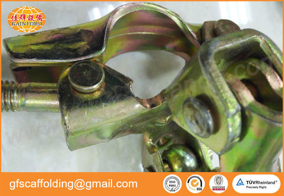 Scaffolding Q235 British pressed fixed coupler double clamp in Thailand bridge project