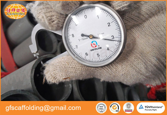 Q235 hot dipped galvanized scaffolding pipe 3.2mm thickness 6 meters for civil buildings