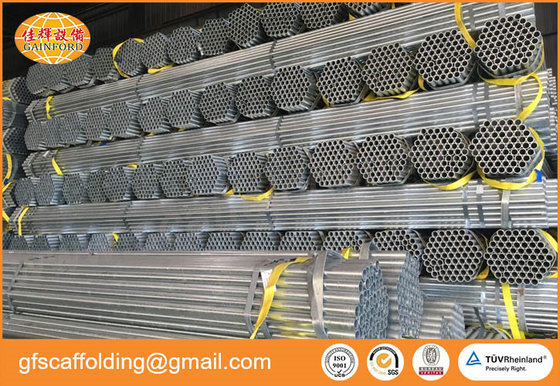 Q235 hot dipped galvanized scaffolding pipe 3.2mm thickness 6 meters for civil buildings
