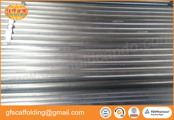 Q345B hot dip galvanized 6 M scaffolding steel pipe tube for Middle east market oil and gas project
