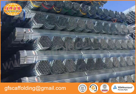 Q345B hot dip galvanized 6 M scaffolding steel pipe tube for Middle east market oil and gas project