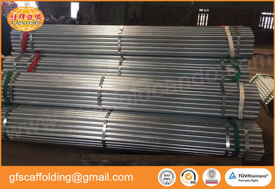 Q345B hot dip galvanized 6 M scaffolding steel pipe tube for Middle east market oil and gas project