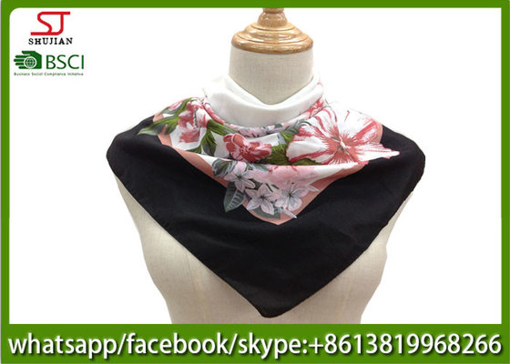 55*55cm 65%cotton 35%polyester imitated silk digital print squre scarf fashion hot sale handkerchief best price