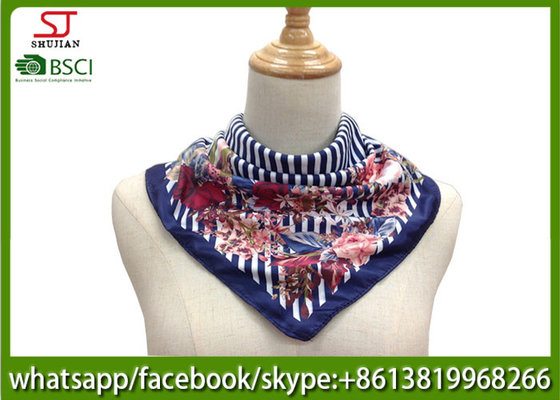 55*55cm 65%cotton 35%polyester imitated silk digital print squre scarf fashion hot sale handkerchief best price