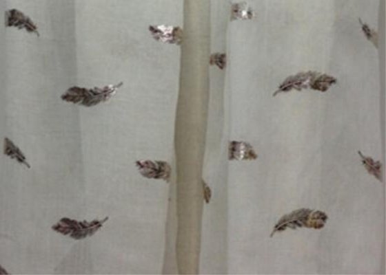 China supplier leaf print scarf 20%Cotton 80%Polyester 70*180cm shawl sun protection factory direct supply