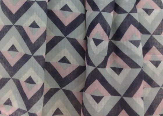 China trader oversized herringbone long print scarf muffler 90*180cm 100% Polyester pashmina keep in uniforms