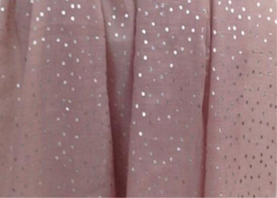 China supplier mini point silver print iron shawl gilding spring summer scarf  70*180cm 20%Cotton 80%Polyester keep warm
