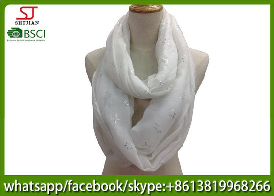 China factory direct supply thin neckerchief Gilding spring summer scarf  70*180cm 20%Cotton 80%Polyester keep clean