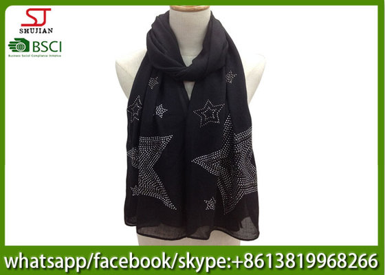 China factory direct supply thinstar Gilding spring summer scarf  70*180cm 20%Cotton 80%Polyester keep clean hijabs