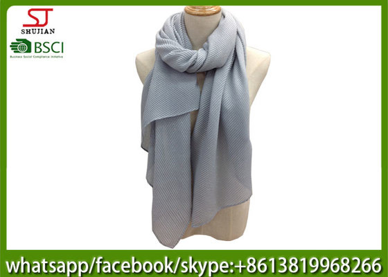 China supplier wrinkle wrap and thin Gilding spring summer scarf  shawl 90*190cm 100% Polyester keep fashion chiffon